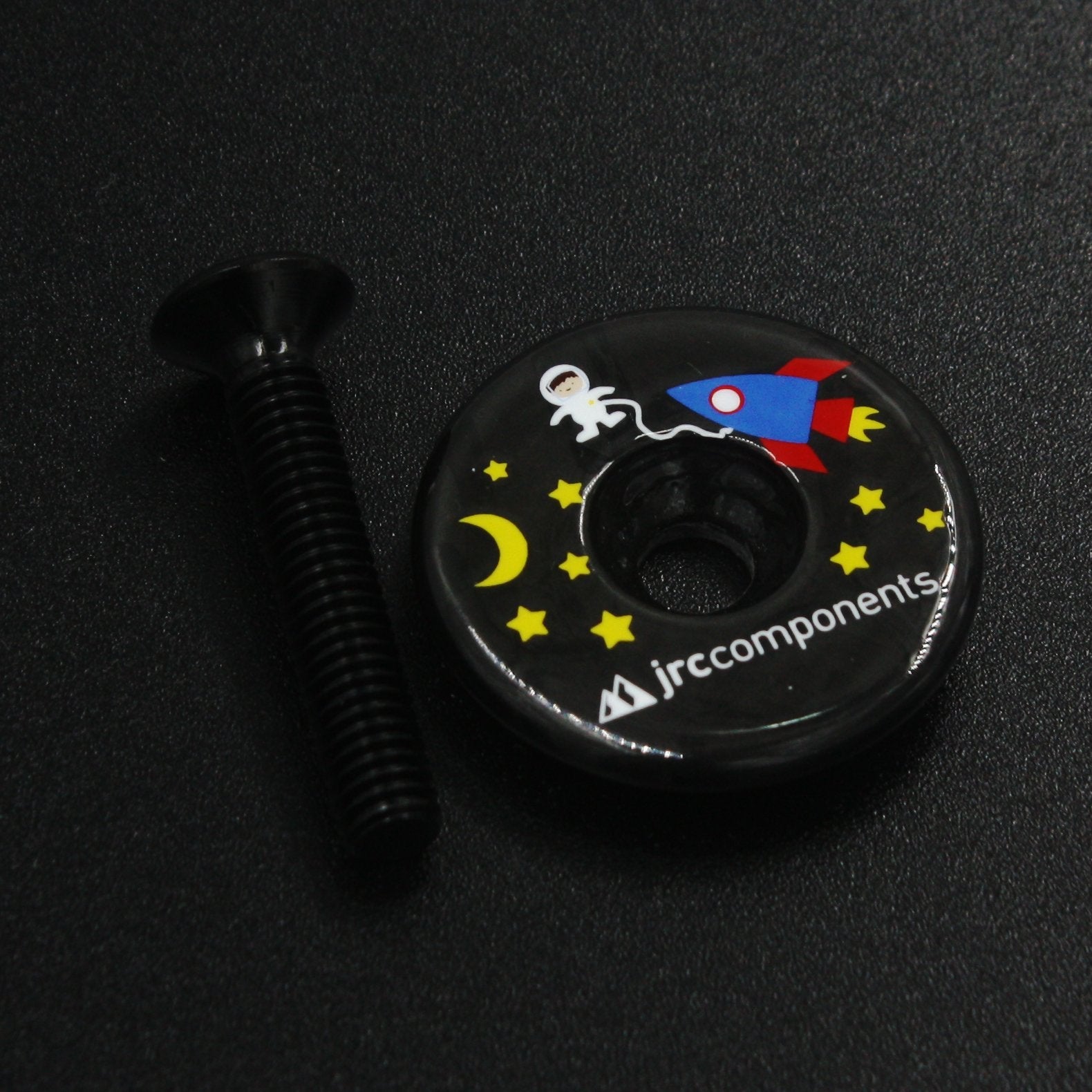 Carbon Fibre Spaceman Outer-Space Headset Top Cap | JRC Components