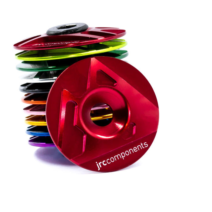 Aluminium Ahead Stem Top Cap JRC Mountain Logo Design | JRC Components